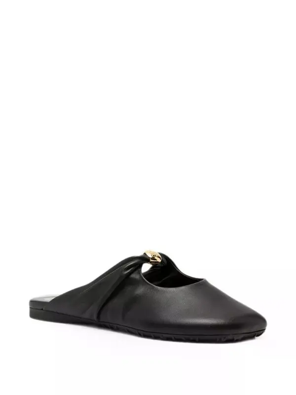 Loewe Ruched Logo-plaque Sandals