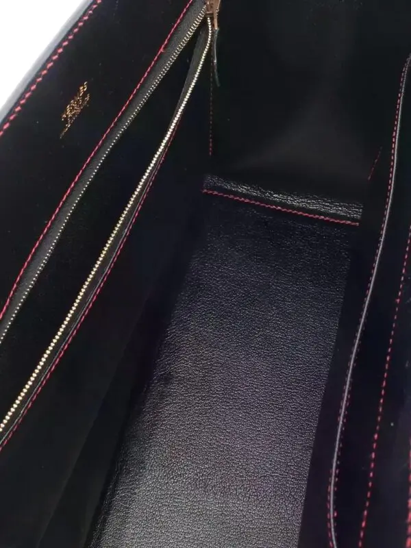 Hermès 2002 White Bus Gm Tote Bag - Black
