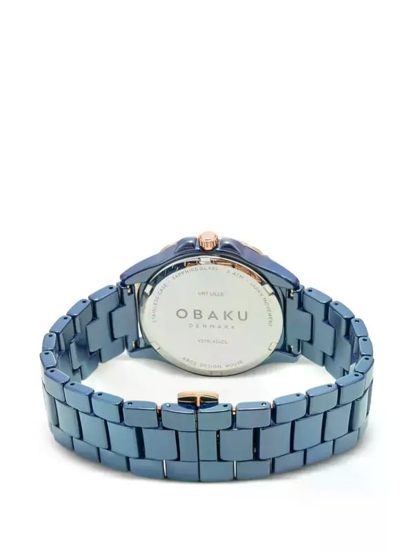 OBAKU Lille 42mm Watch With Dial And Rotating Bezel