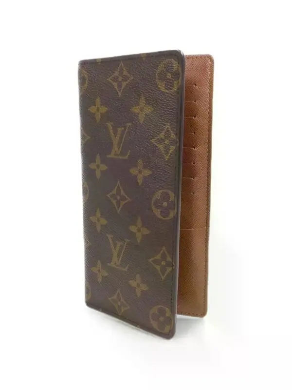 LOUIS VUITTON Brazza Monogram Wallet - Brown
