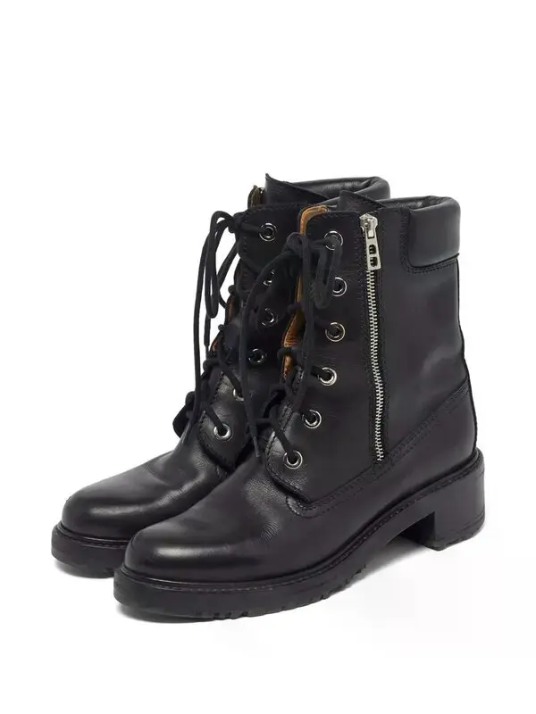 Hermès Veo Lace-up Combat Boots