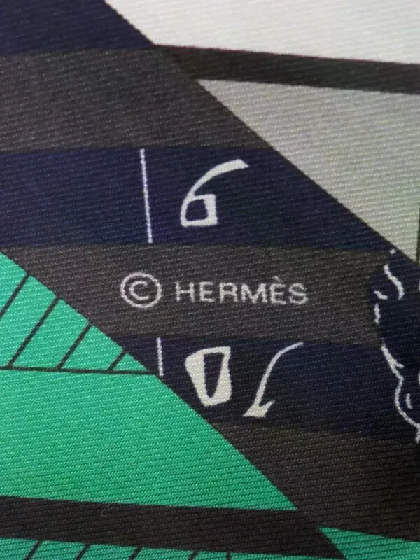 Hermès 2010s Astrologie Nouvelle Scarf - Blue