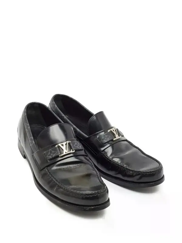 LOUIS VUITTON Monogram Canvas Loafers