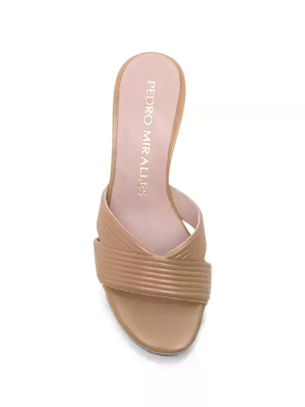 PEDRO MIRALLES Crossover-strap Heeled Sandals