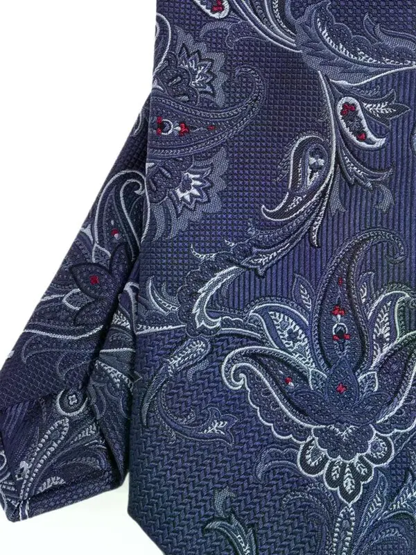 Etro Paisley Silk Neck Tie