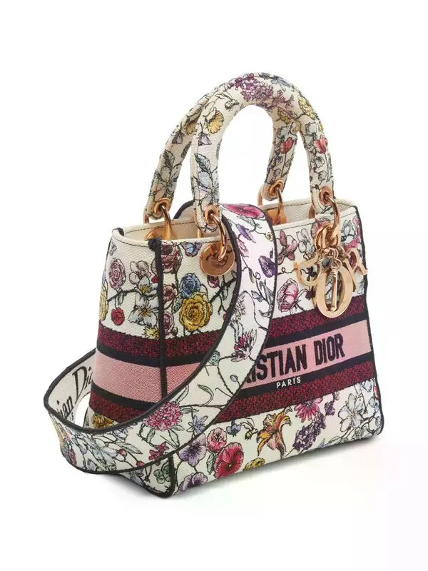 Dior Lady D-lite Tote Bag - Neutrals