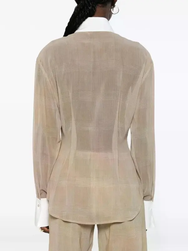 Ermanno Scervino Check-pattern Buttoned Shirt
