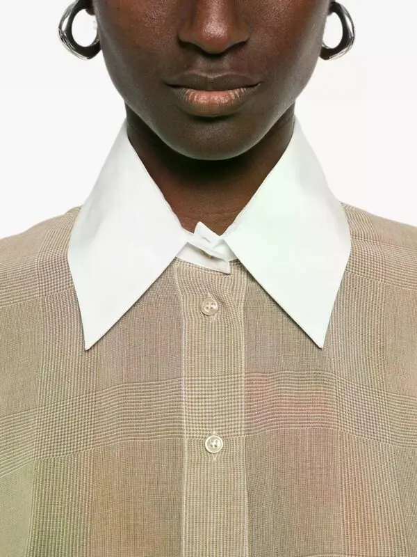 Ermanno Scervino Check-pattern Buttoned Shirt