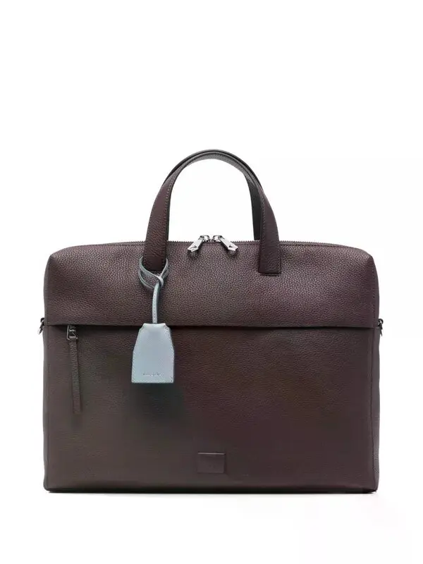 Paul Smith Grained Leather Briefcase - Brown