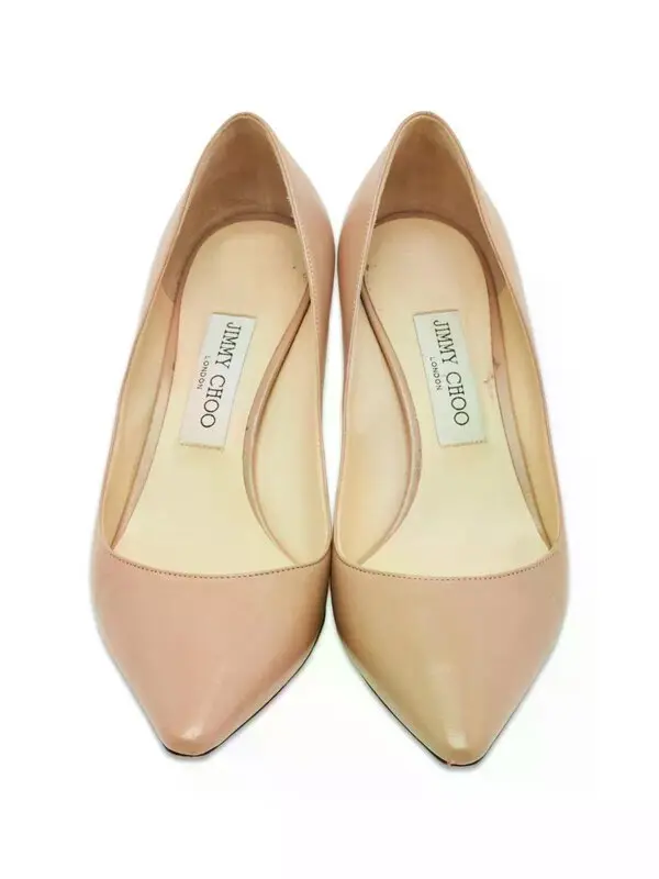 JIMMY CHOO Romy Patent Leather Pumps - Neutrals