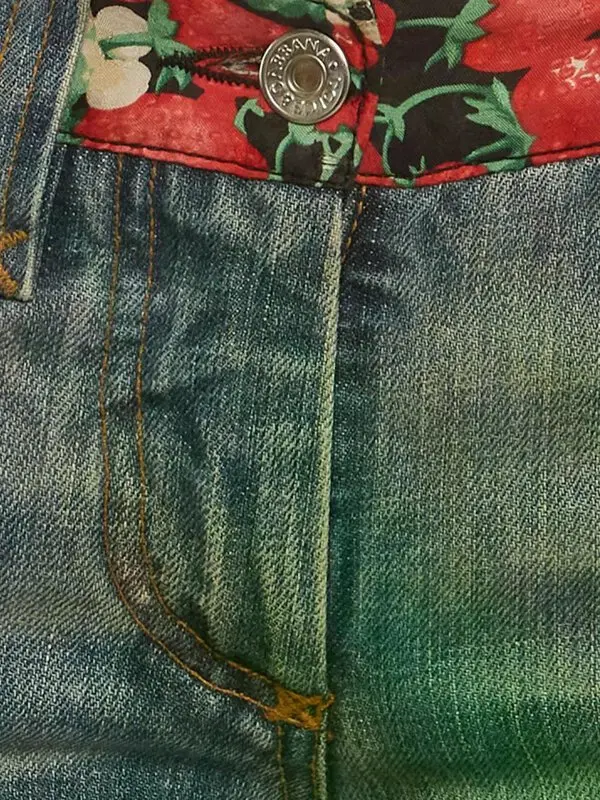 Dolce & Gabbana Whiskering Effect Jeans