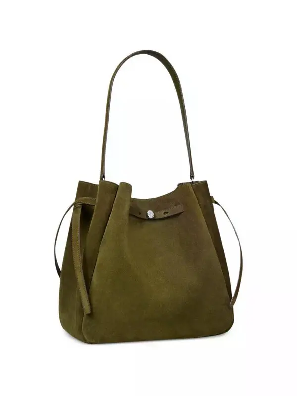 Tory Burch Large Romy Suede Bucket Bag - Green