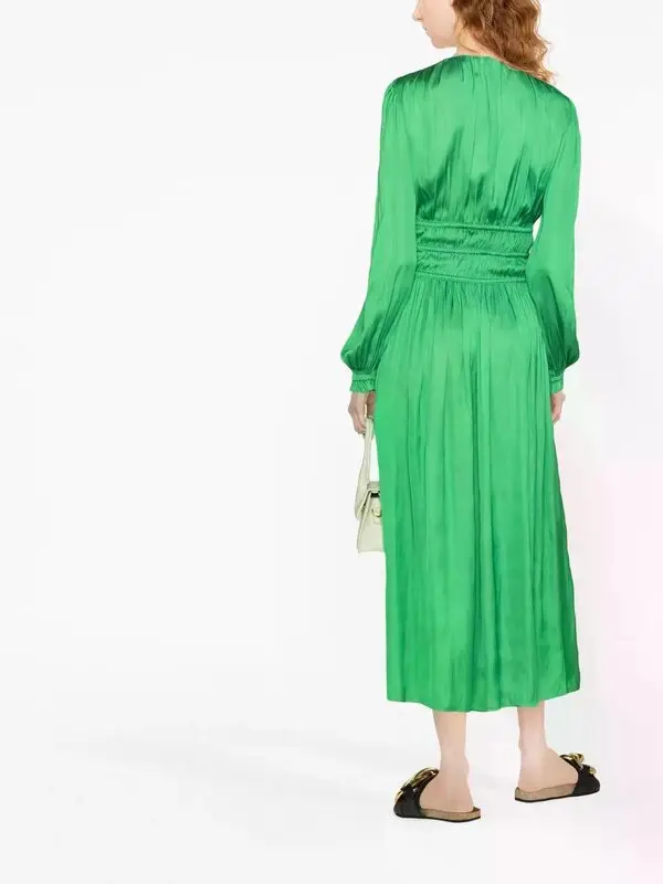 Maje Riannette Flared Midi Dress