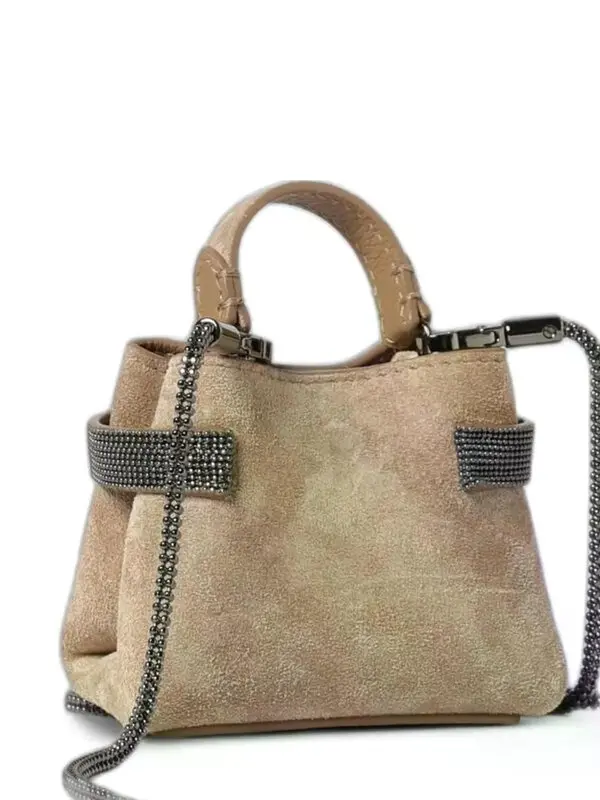 Brunello Cucinelli Micro Essence Suede Tote Bag