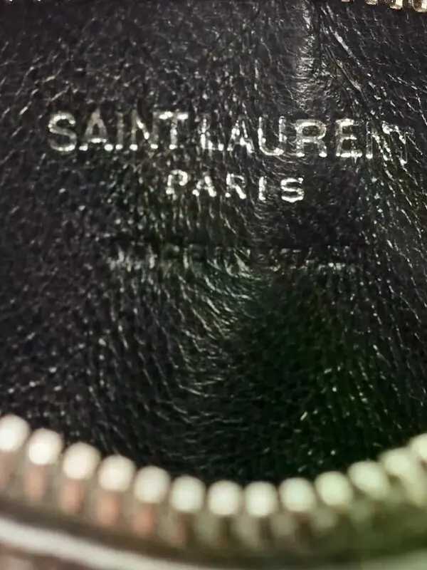 Saint Laurent Lizard-embossed Zip-up Card Holder
