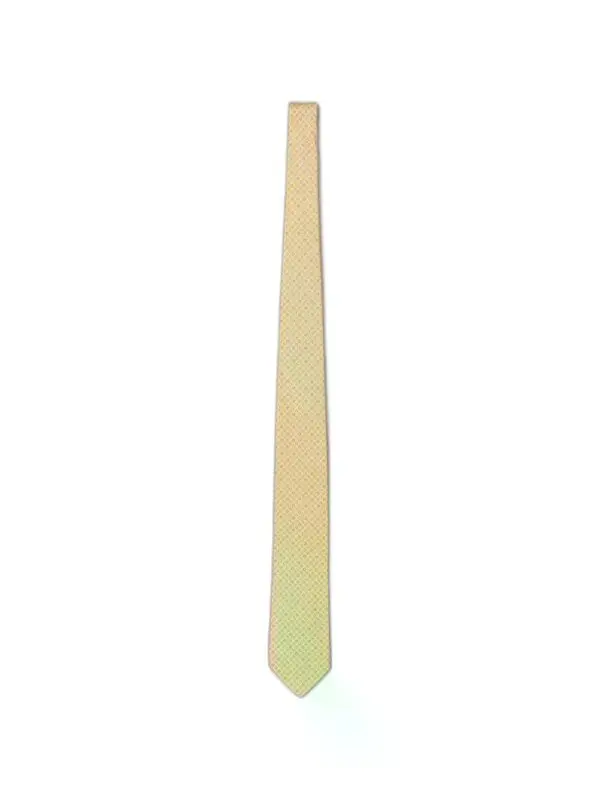 FERRAGAMO Printed Tie - Yellow