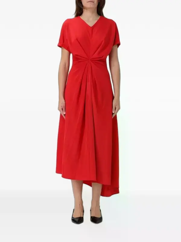MEIMEIJ Twist-detail Asymmetrical Dress
