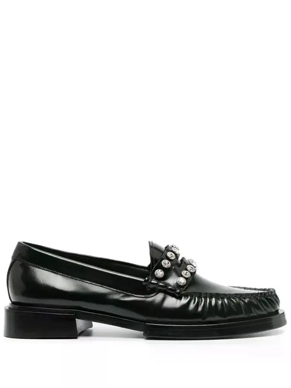 Sandro Max Crystal-embellished Loafers