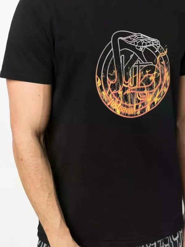 Just Cavalli Graphic Print T-shirt
