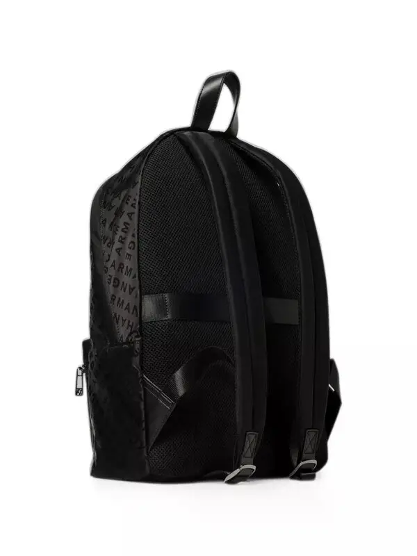 Emporio Armani All-over Logo Print Backpack