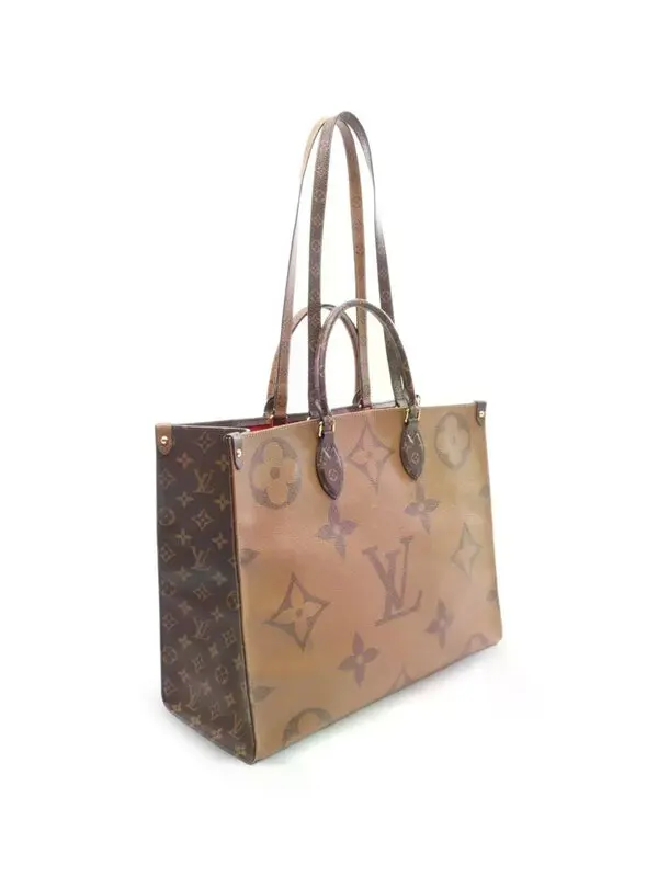 LOUIS VUITTON Giant Monogram Onthego Tote Bag - Brown