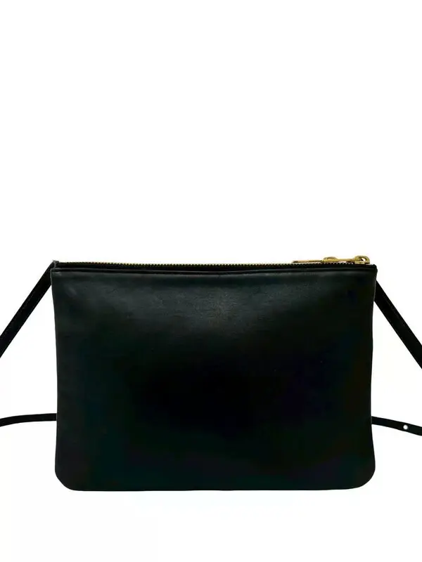 Celine Large Lambskin Trio Crossbody Bag - Black