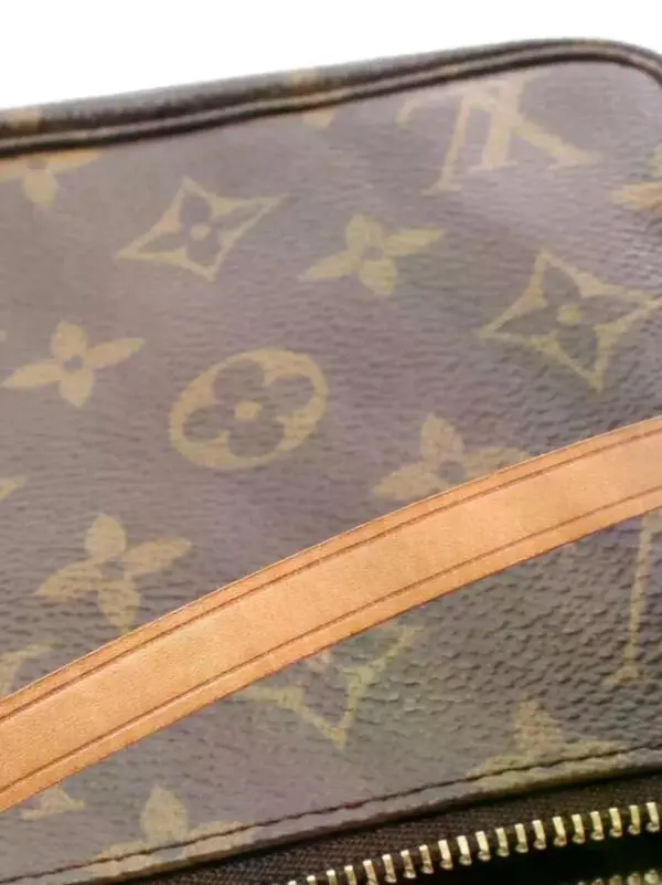 LOUIS VUITTON Monogram Pochette Accessoires Handbag - Brown