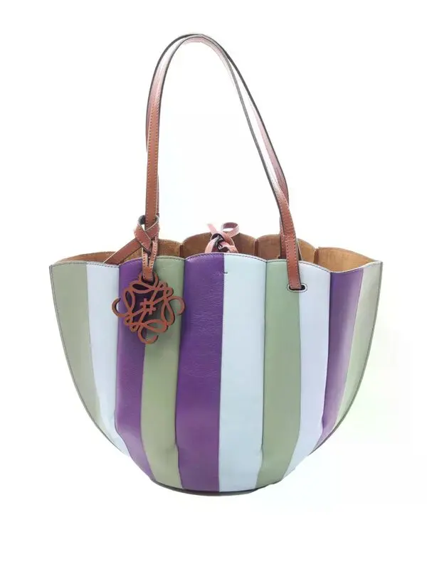 Loewe Small Leather Shell Tote Bag