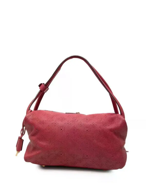 LOUIS VUITTON Monogram Mahina Galatea Pm Shoulder Bag - Red