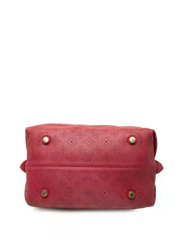 LOUIS VUITTON Monogram Mahina Galatea Pm Shoulder Bag - Red