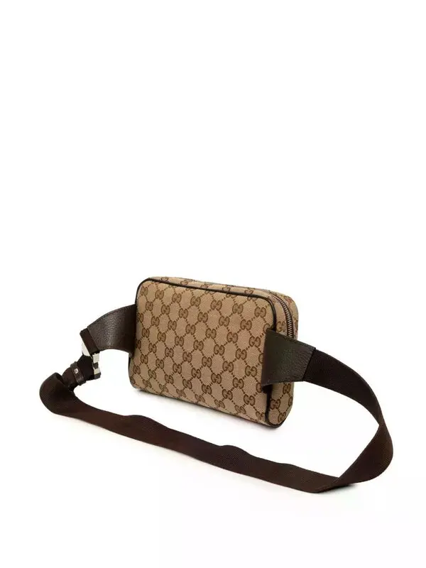 Gucci Gg Canvas Belt Bag - Neutrals
