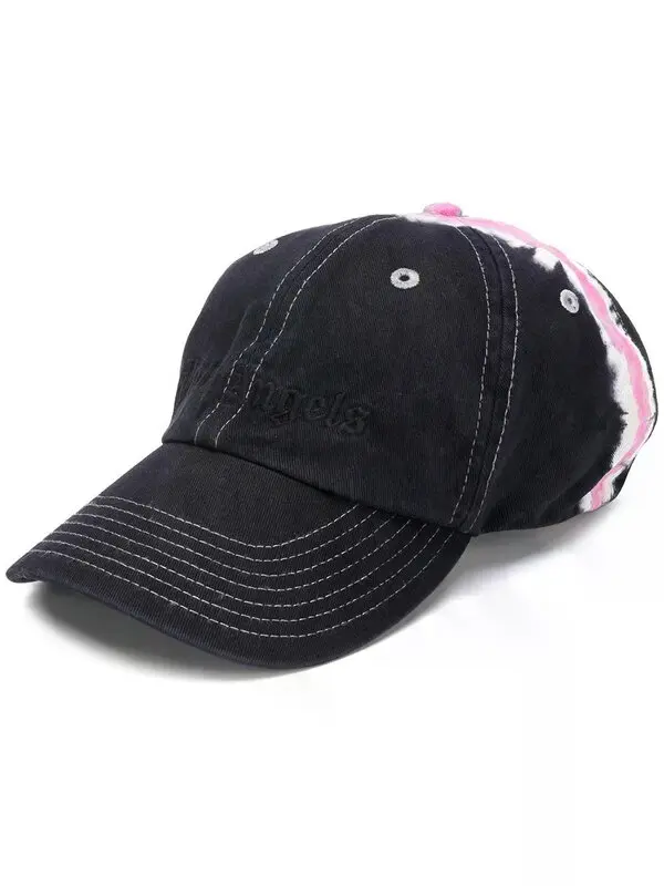 Palm Angels Printed Baseball Cap - Black