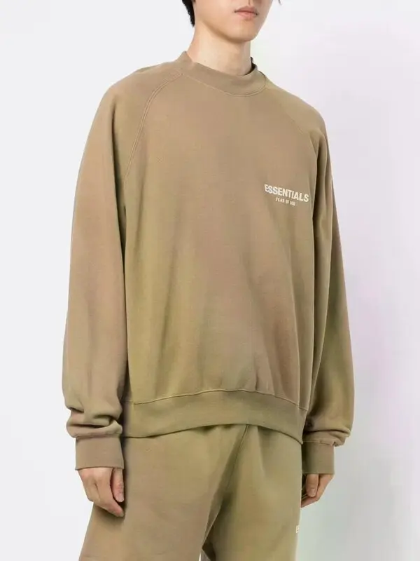 Fear Of God Logo Print Crewneck Sweatshirt