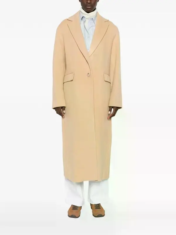 Vince Notched Lapels Single-breasted Coat