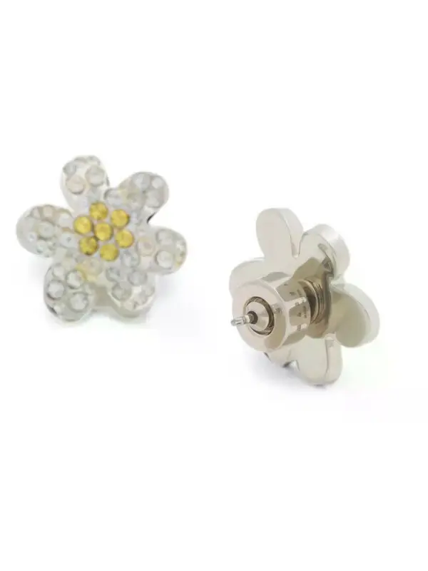 Marni Tone Crystal Daisy Stud Earrings