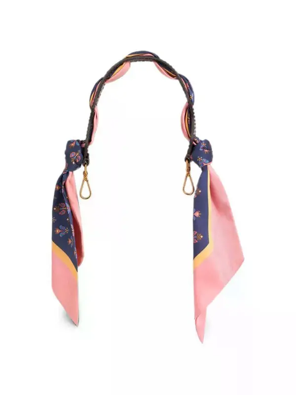 Etro Leather Bag Handle With Scarf