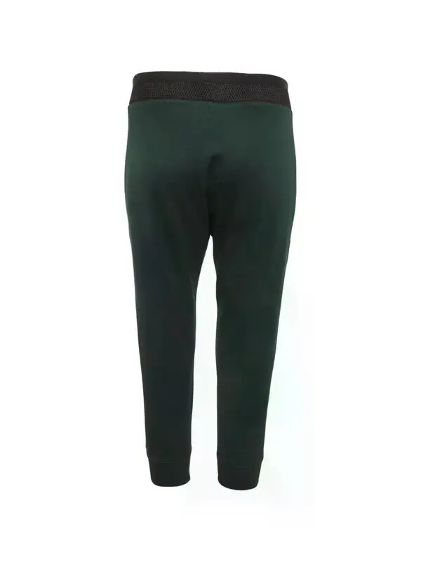 Dsquared2 Cropped Track Pants With Mesh-texture Trim