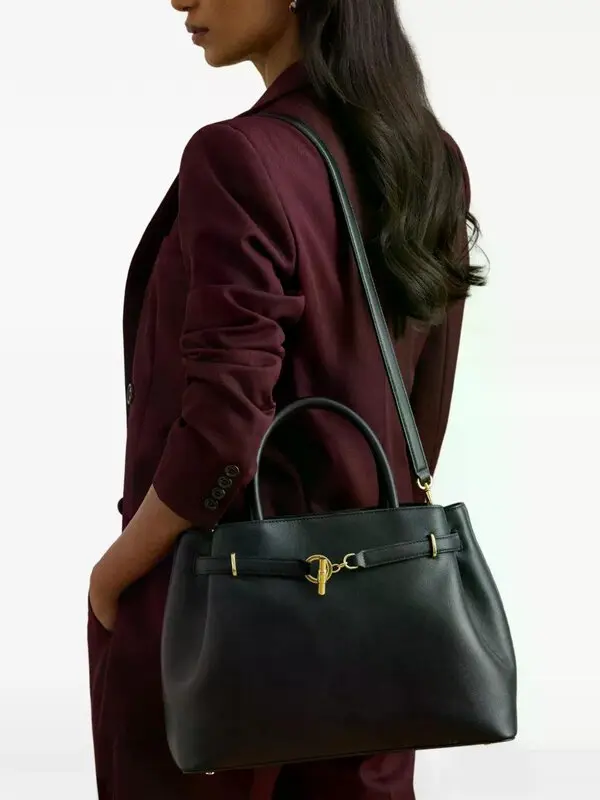 Ralph Lauren Blaike Leather Tote Bag - Black