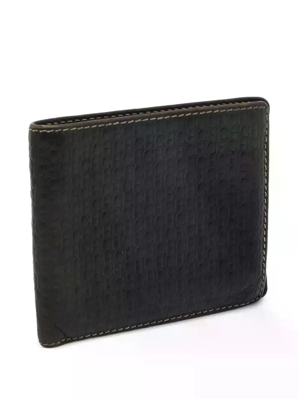 Carolina Herrera Monogram Bifold Wallet - Brown