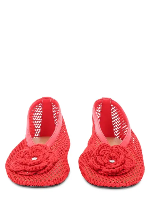 GANNI Ballerina "jenny" In Mesh