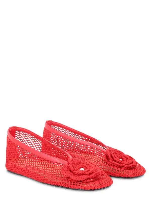 GANNI Ballerina "jenny" In Mesh