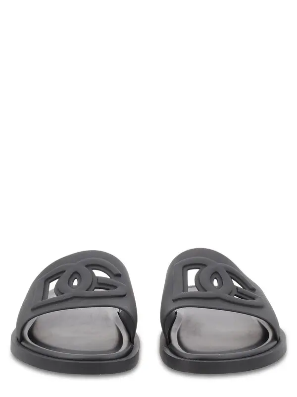 Dolce & Gabbana Slide Beachwear In Gomma
