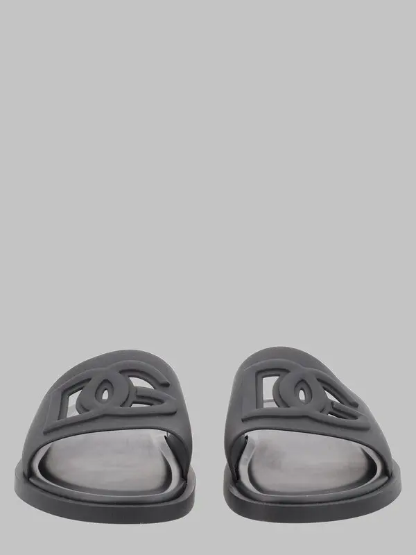 Dolce & Gabbana Slide Beachwear In Gomma