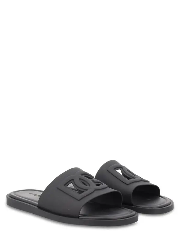 Dolce & Gabbana Slide Beachwear In Gomma