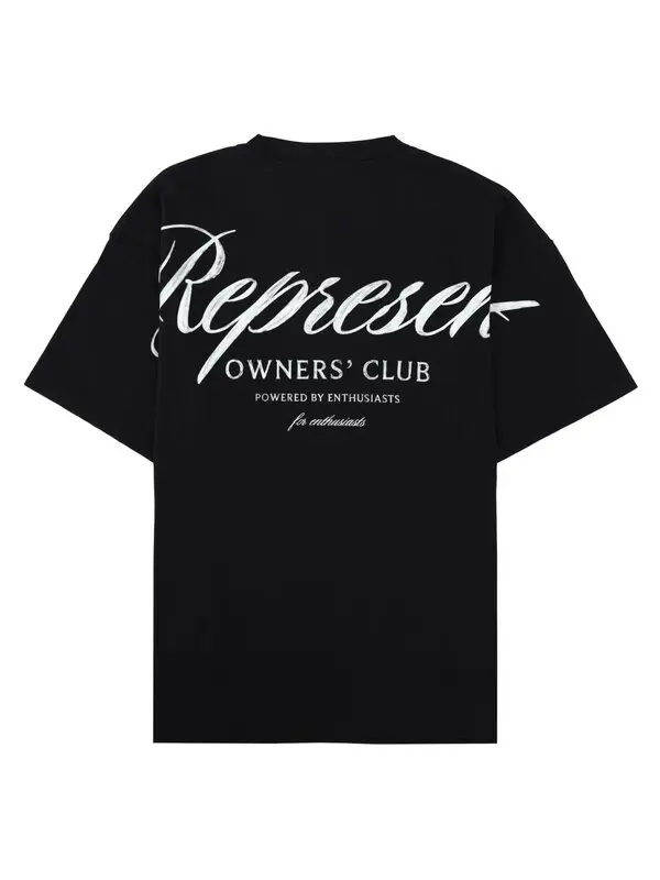 REPRESENT T-shirt " Owners Club Script - Black