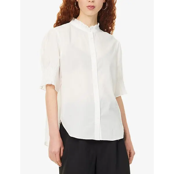 Rag & Bone Dakota Puff Sleeve Cotton Shirt
