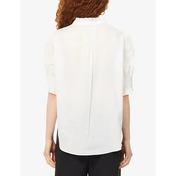 Rag & Bone Dakota Puff Sleeve Cotton Shirt