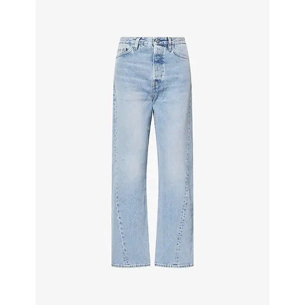 TOTEME Twisted Seam Straight-leg Denim Jeans