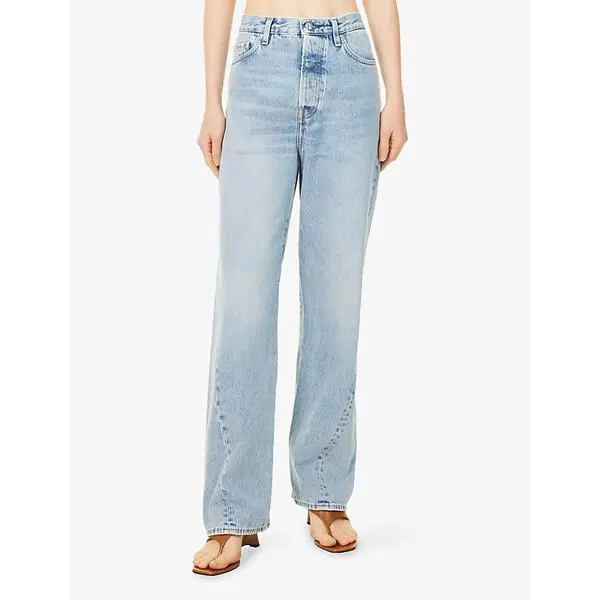 TOTEME Twisted Seam Straight-leg Denim Jeans