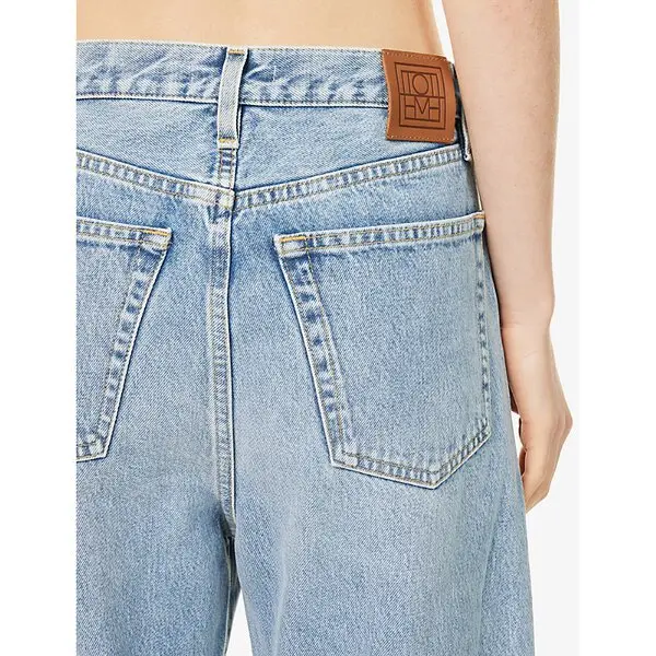 TOTEME Twisted Seam Straight-leg Denim Jeans